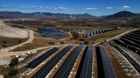 Photo Taken Using Drone Shows Solar Editorial Stock Photo - Stock Image ...