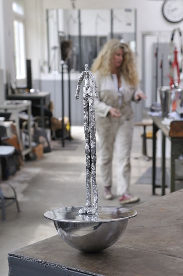 French Artist Nathalie Decoster Her Sculpture Editorial Stock Photo ...