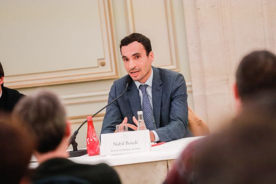 French Lawyer Nabil Boudi Present Case Editorial Stock Photo - Stock ...