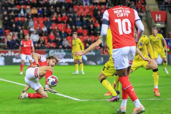 Rotherham United Midfielder Ollie Rathbone 18 Editorial Stock Photo ...