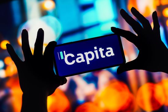 This Photo Illustration Capita Plc Logo Editorial Stock Photo - Stock ...