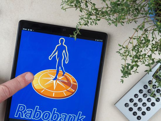 This Photo Illustration Rabobank Group Logo Editorial Stock Photo ...