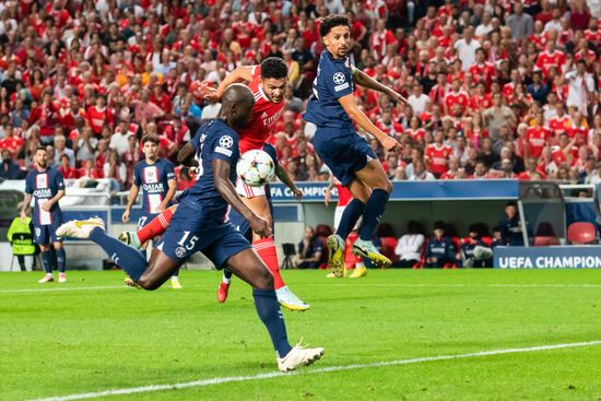 Goncalo Ramos C Benfica Danilo Pereira Editorial Stock Photo - Stock ...