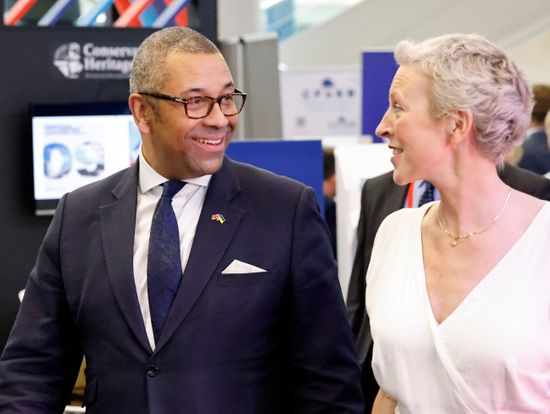 James Cleverly His Wife Susannah Touring Editorial Stock Photo - Stock ...