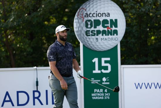 Jon Rahm Spain Action During Acciona Editorial Stock Photo - Stock ...