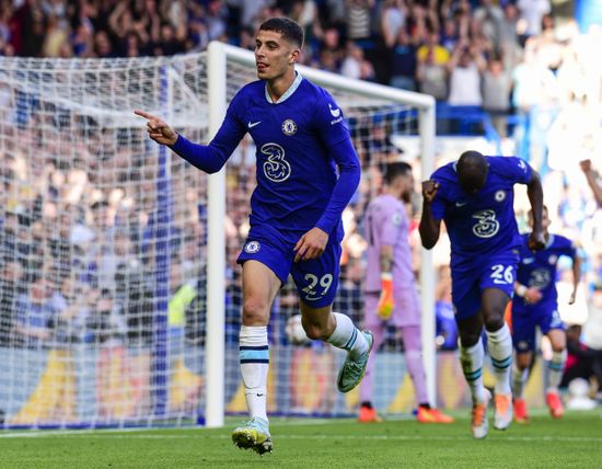 Goal Celebrations Kai Havertz Chelsea During Editorial Stock Photo ...
