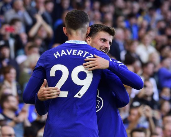 Goal Celebrations Kai Havertz Chelsea During Editorial Stock Photo ...