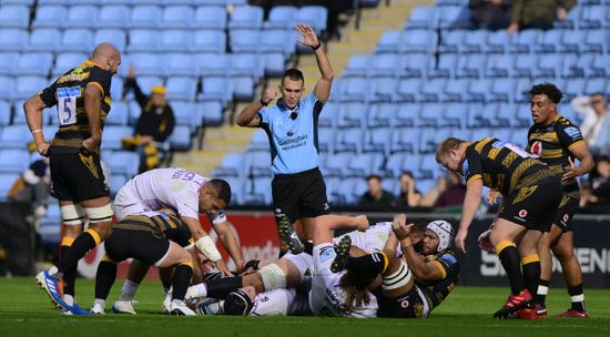 Referee Adam Leal Awards Penalty Wasps Editorial Stock Photo - Stock ...