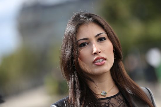 Yasmine Besson Attending Christian Dior Springsummer Editorial Stock ...