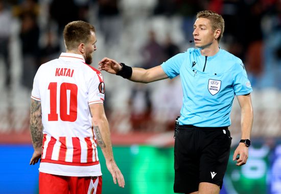 Aleksandar Katai L Red Star Discuses Editorial Stock Photo - Stock ...
