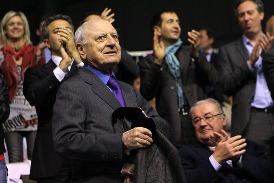 Pierre Berge Daniel Vaillant Pictured During Editorial Stock Photo ...