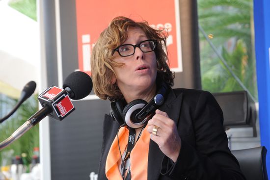 French Journalist Pascale Clark Presents Her Editorial Stock Photo ...