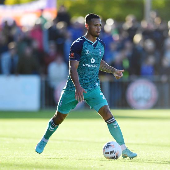 Jordan Clarke Oldham Athletic Possession During Editorial Stock Photo ...