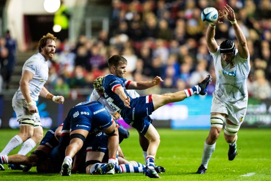 Harry Randall Bristol Rugby Kicks Ahead Editorial Stock Photo - Stock ...