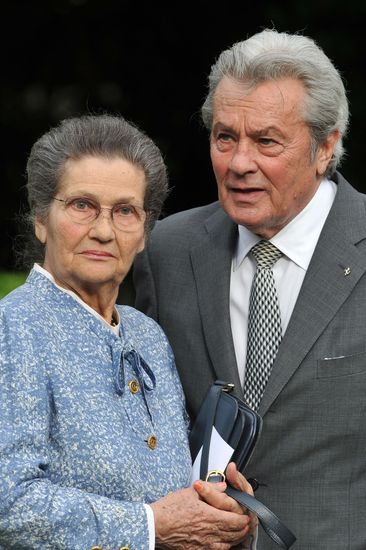 Alain Delon Simone Veil Attend Speech Editorial Stock Photo - Stock ...