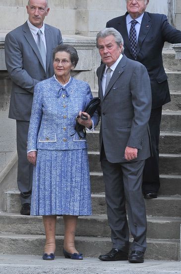 Alain Delon Simone Veil Attend Speech Editorial Stock Photo - Stock ...