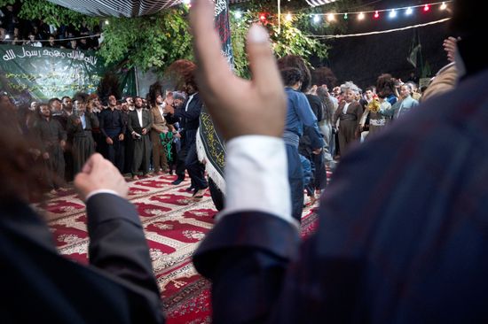 Kurds Islamic Sufi Sect Perform Dance Editorial Stock Photo - Stock ...