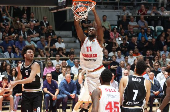 Alpha Diallo Monaco During Euroleague Basketball Editorial Stock Photo ...
