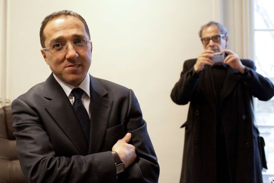 Faouzi Lamdaoui Pictured His Office Socialist Editorial Stock Photo ...