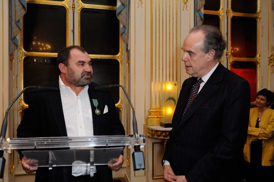 Maurice Roucel Awarded Medal Chevalier Dans Editorial Stock Photo ...