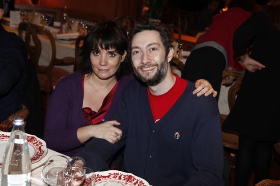 Vincent Desagnat Christine Citti Posing Diner Editorial Stock Photo ...