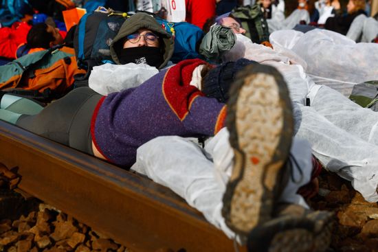 Climate Activist Belonging Code Rouge Coalition Editorial Stock Photo ...