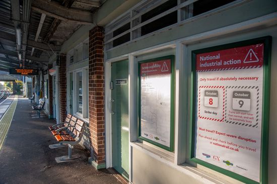 Signs On Platform Hurst Green Station Editorial Stock Photo - Stock ...