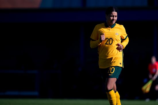 Sam Kerr 20 Australia During International Editorial Stock Photo ...