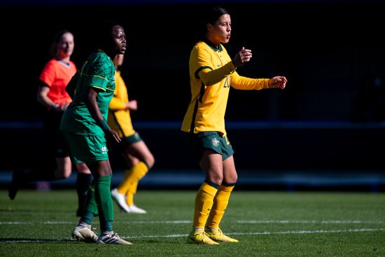 Sam Kerr 20 Australia Reacts Missed Editorial Stock Photo - Stock Image ...
