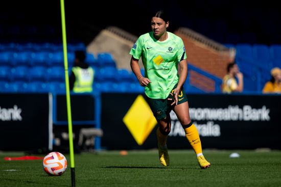 Sam Kerr 20 Australia Warms Prior Editorial Stock Photo - Stock Image ...