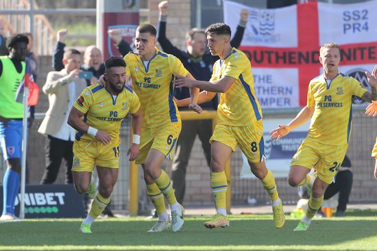 Callum Powell Southend United Scores First Editorial Stock Photo ...