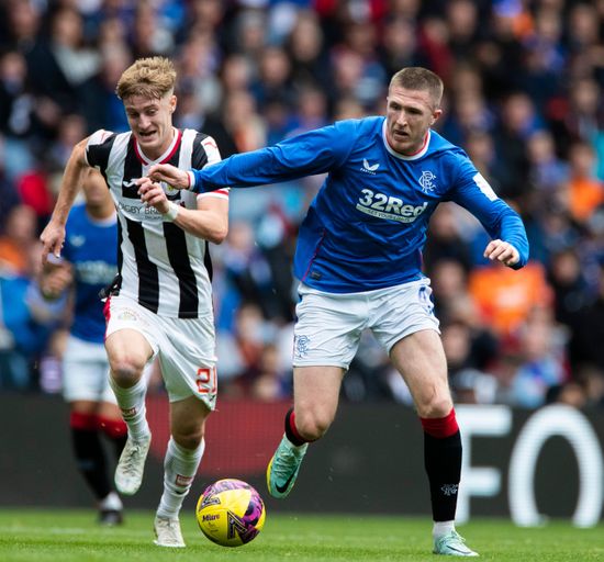 Alex Grieve St Mirren John Lundstram Editorial Stock Photo - Stock ...