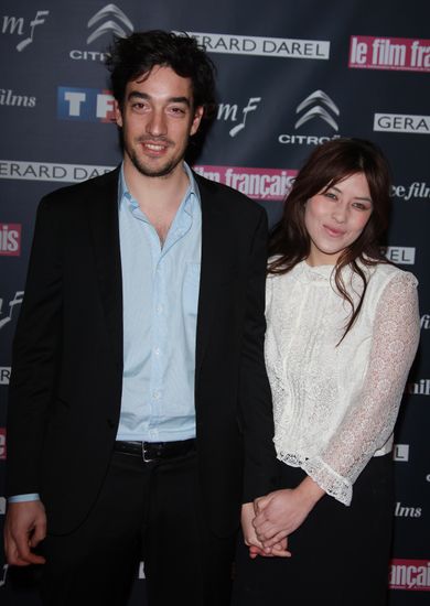 Mylene Jampanoi Her Husband Dimitri Stephanides Editorial Stock Photo ...