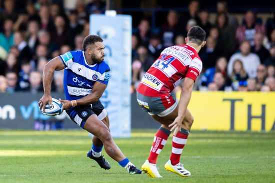 Ollie Lawrence Bath Rugby Looks Pass Editorial Stock Photo - Stock ...