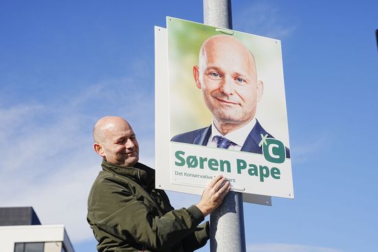 Chairman Denmark Conservative Peoples Party Soeren Editorial Stock ...