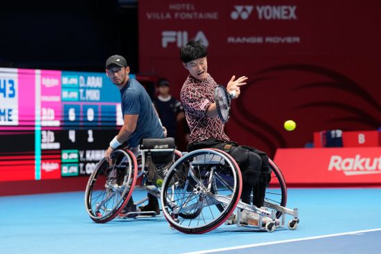 Daisuke Arai Takuya Miki Jpn Wheelchair Editorial Stock Photo - Stock ...
