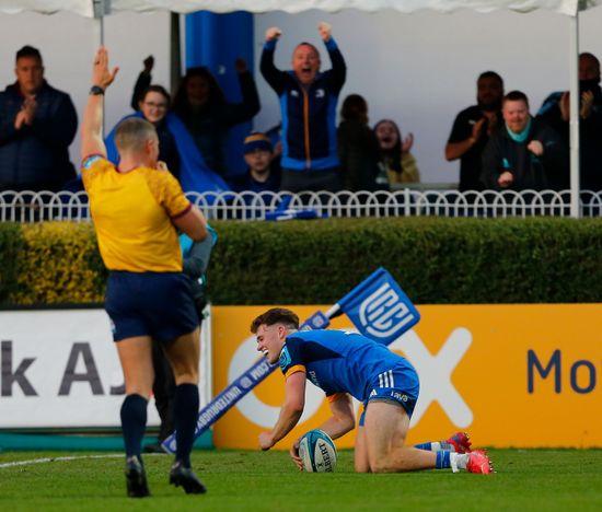 Rob Russell Leinster Scores Try Royal Editorial Stock Photo - Stock ...