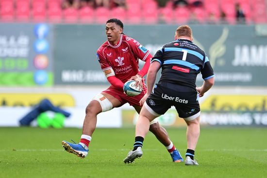 Scarlets Vs Cardiff Rugby Vaea Fifita Editorial Stock Photo - Stock ...