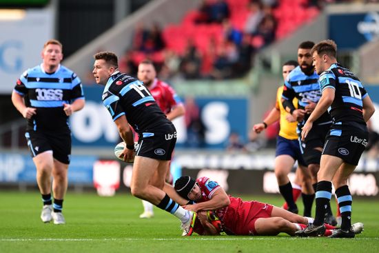 Scarlets Vs Cardiff Rugby Jason Harries Editorial Stock Photo - Stock ...