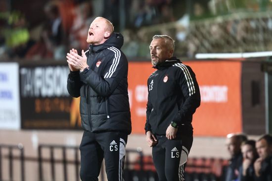 Aberdeen Assistant Manager Lee Sharp Aberdeen Editorial Stock Photo ...