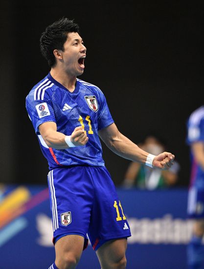 Kazuya Shimizu Japan Celebrates After Scoring Editorial Stock Photo ...