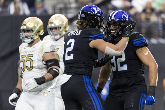 Byu Linebacker Ben Bywater 2 Byu Editorial Stock Photo - Stock Image ...
