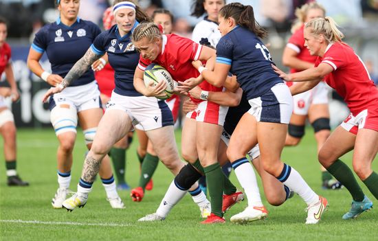 Hannah Jones Wales Tests Scottish Defence Editorial Stock Photo - Stock ...