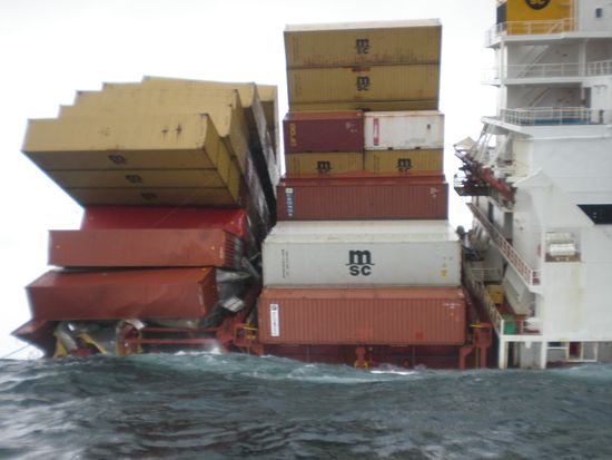 Renas Containers Precarious Position On Astrolabe Editorial Stock Photo ...