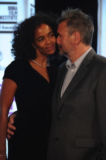 Luc Besson Wife Virginie Bessonsilla Arriving Editorial Stock Photo ...