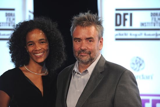 Luc Besson Wife Virginie Bessonsilla Arriving Editorial Stock Photo ...