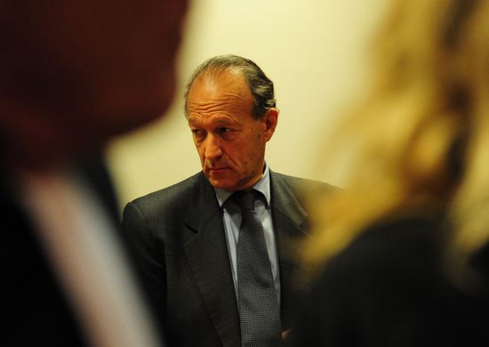 Exclusif Thierry Gaubert Un Excollaborateur De Editorial Stock Photo ...