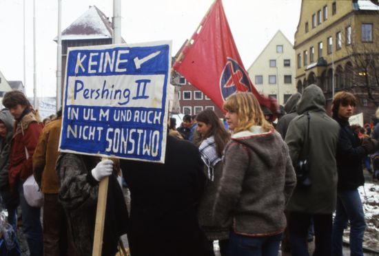 Ulm Peace Movement Against Missiles 1981 Editorial Stock Photo - Stock ...