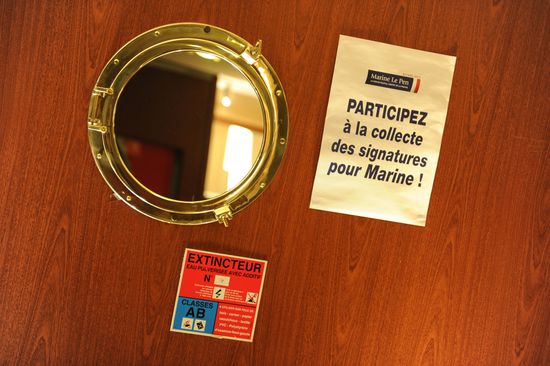 Atmosphere During Speech President French Far Editorial Stock Photo ...