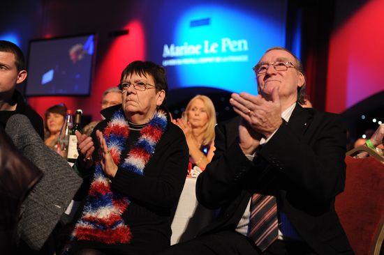 Atmosphere During Speech President French Far Editorial Stock Photo ...